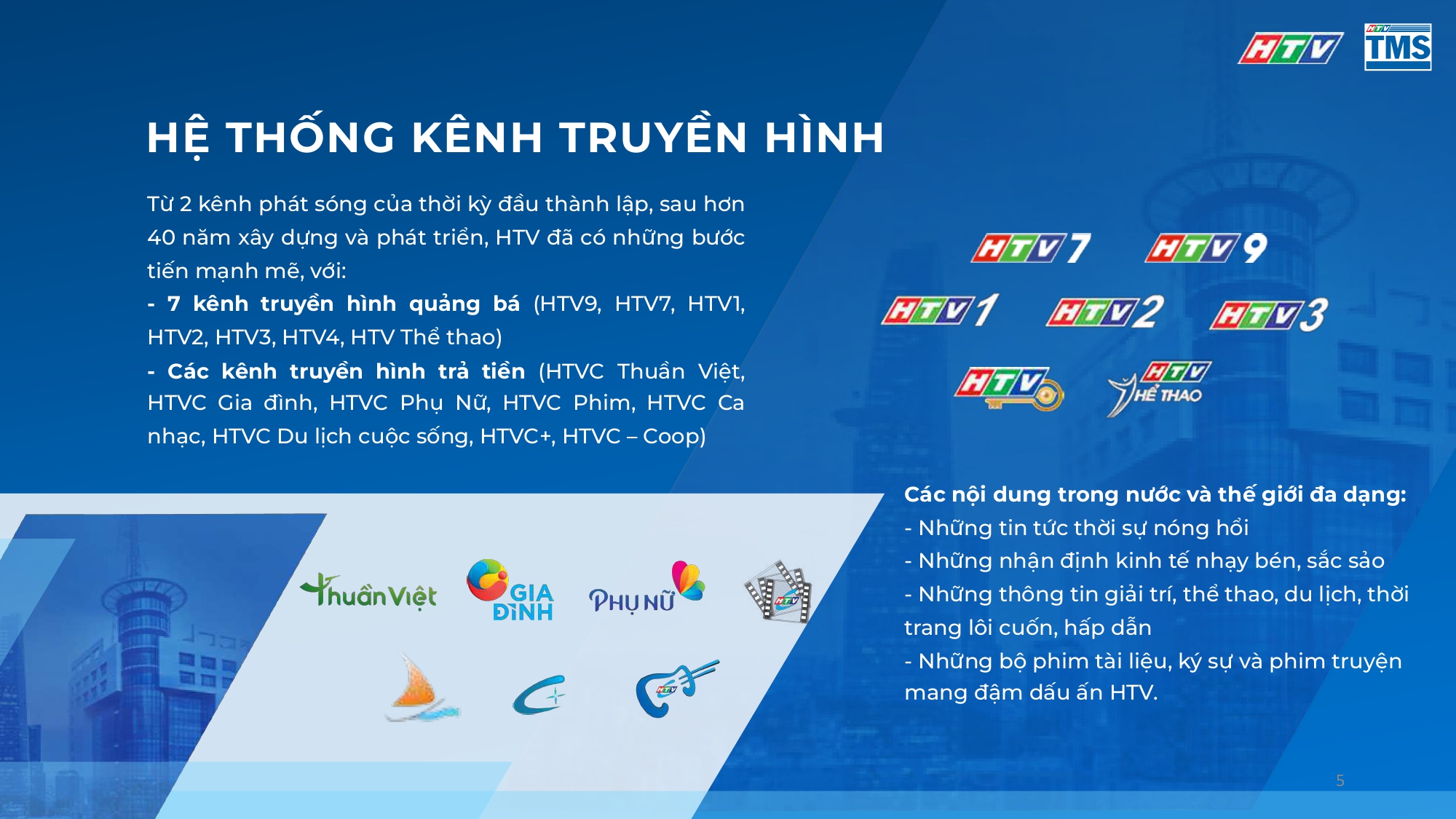 Giới thiệu HTV-TMS | HTV - TMS