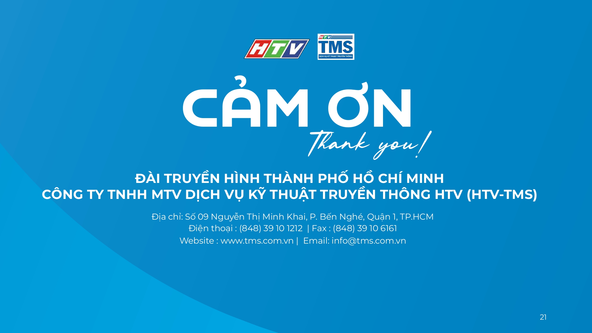 Giới thiệu HTV-TMS | HTV - TMS