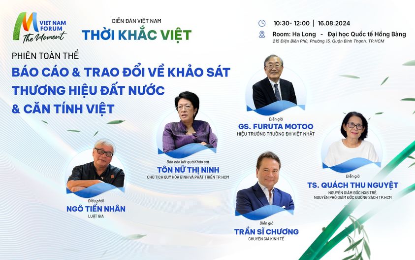 Phiên thảo luận: BÁO CÁO & TRAO ĐỔI VỀ KHẢO SÁT THƯƠNG HIỆU ĐẤT NƯỚC ...