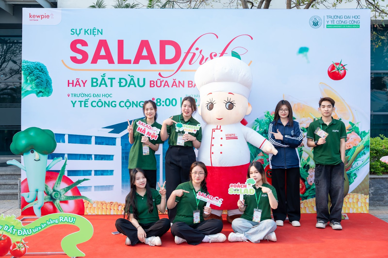 SALAD FIRST GỬI LỜI CẢM ƠN ĐẾN TRƯỜNG ĐẠI HỌC Y TẾ CÔNG CỘNG - HUPH ...